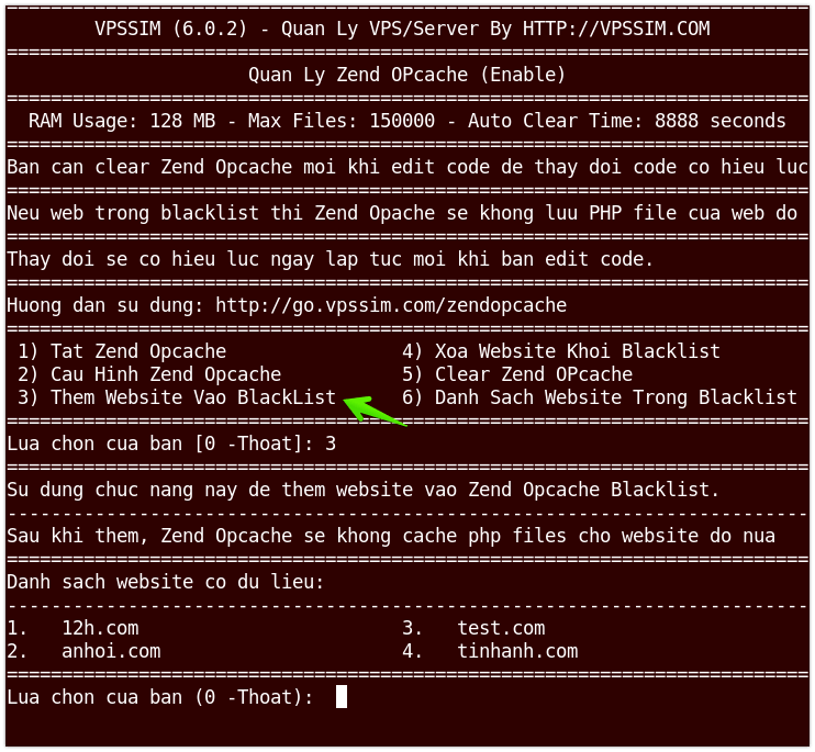 Những lưu ý khi Thêm Website vào VPS bằng VPSSIM - Hướng Dẫn Cấu Hình & Sử Dụng VPSSIM